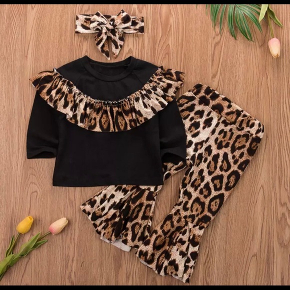 Matching Sets | 3 Pc Leopard Print Matching Outfit | Poshmark